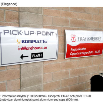 Hänvisningsskyltar - Kontorsskyltar | Skyltkoncept