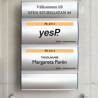 Hänvisningsskyltar - Kontorsskyltar | Skyltkoncept