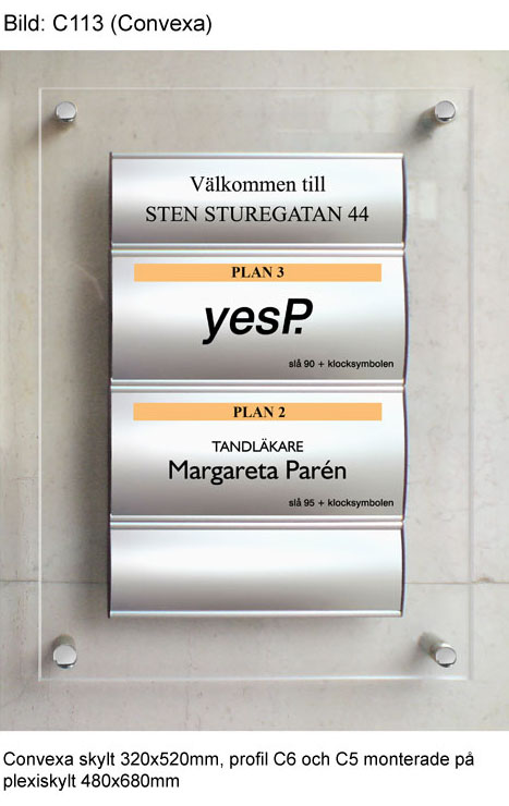 Hänvisningsskyltar & Kontorsskyltar | Skyltkoncept