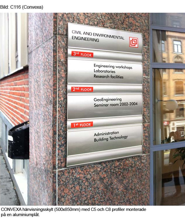 Hänvisningsskyltar & Kontorsskyltar | Skyltkoncept